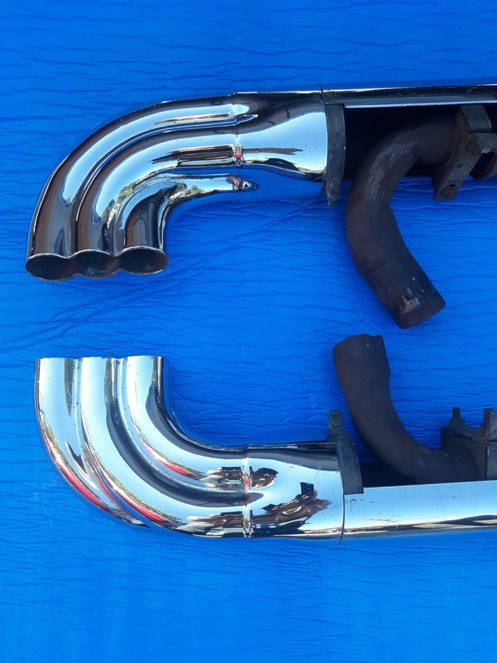 THRUSH Chrome Exhaust Side Pipes | Universal Fitment | Aftermarket ...