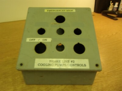 Hoffman C-8C8 7-Switch Enclosure Control Station Steel *FREE SHIPPING ...