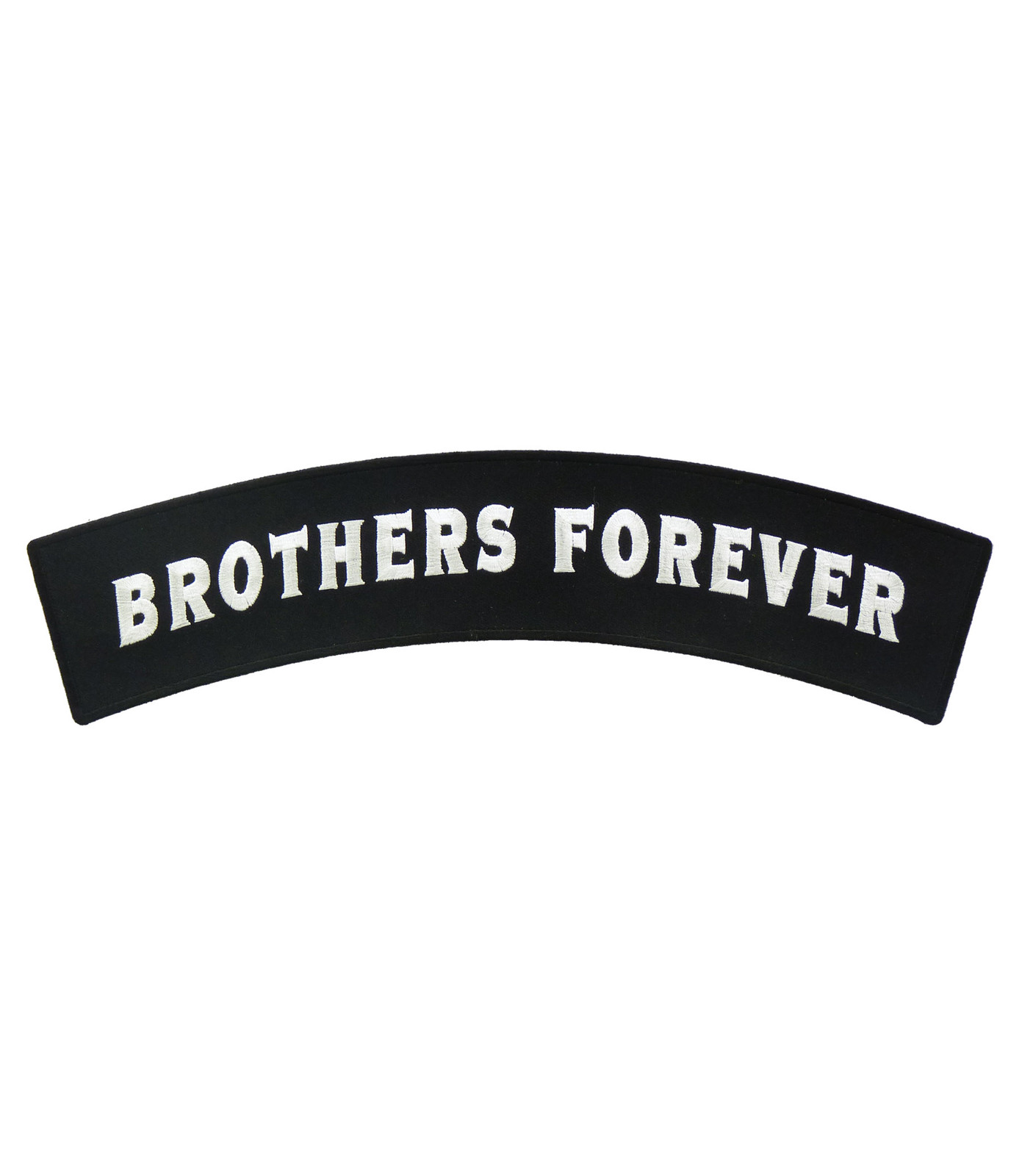 Brothers Forever Black & White Rocker Patch, Rocker Patches | eBay