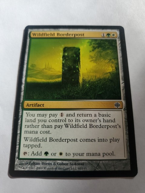MTG Wildfield Borderpost Alara Reborn 80/145 Regular Common for sale ...