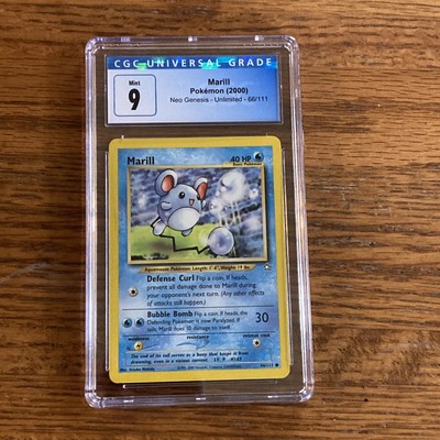 MARILL - 66/111 - Neo Genesis Set Common - Pokemon Card - Vintage ...