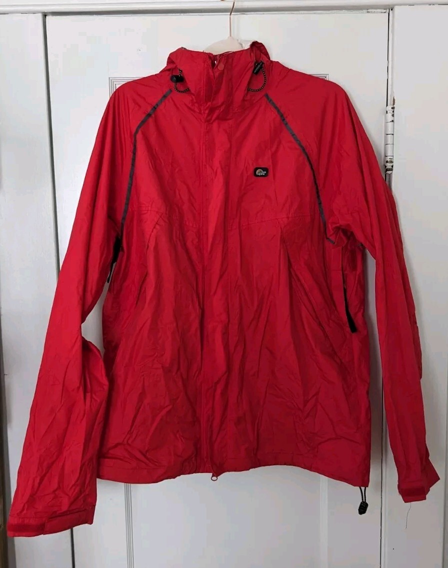 Lowe Alpine Triple Point Rain Jacket Nylon Red Men's … - Gem