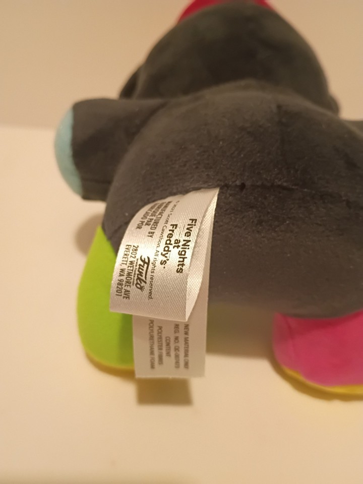 FNAF Security Breach Rockstar Blacklight Freddy Plush Five Nights At ...