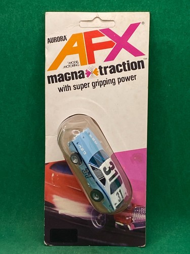 ORIGINAL AURORA AFX MAGNA-TRACTION # 1932, MERCURY STOCKER, BLUE/WHITE ...