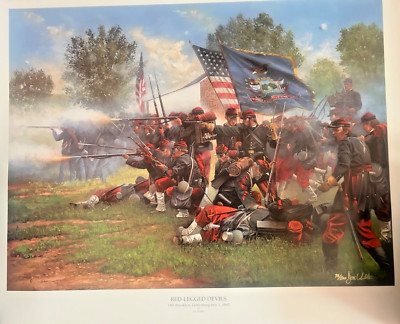 Joe Umble Print “Red-Legged Devils” Signed and Numbered 73/500 printed ...