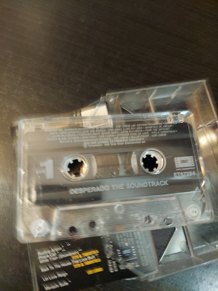 Desperado: The Soundtrack (Cassette, 1995 Sony Epic Columbia Pictures ...