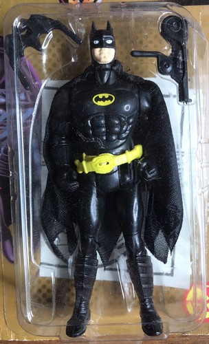 BATMAN, Toy Biz Action Figure with Cape, Bat-Rope, Batarang (1989), New ...