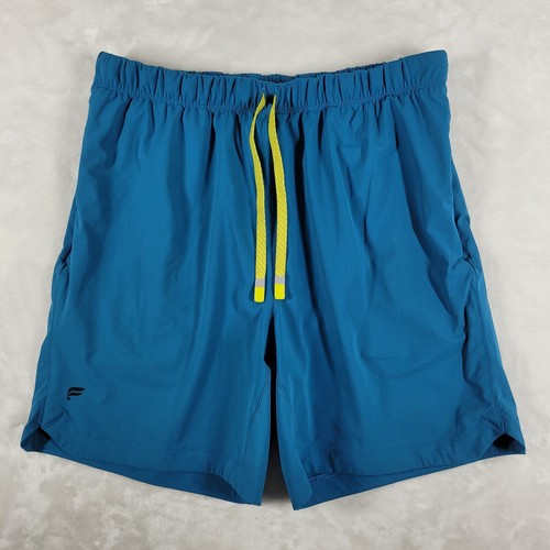 Fabletics The One Shorts Men's Medium Blue 7" Inseam Athletic Running ...