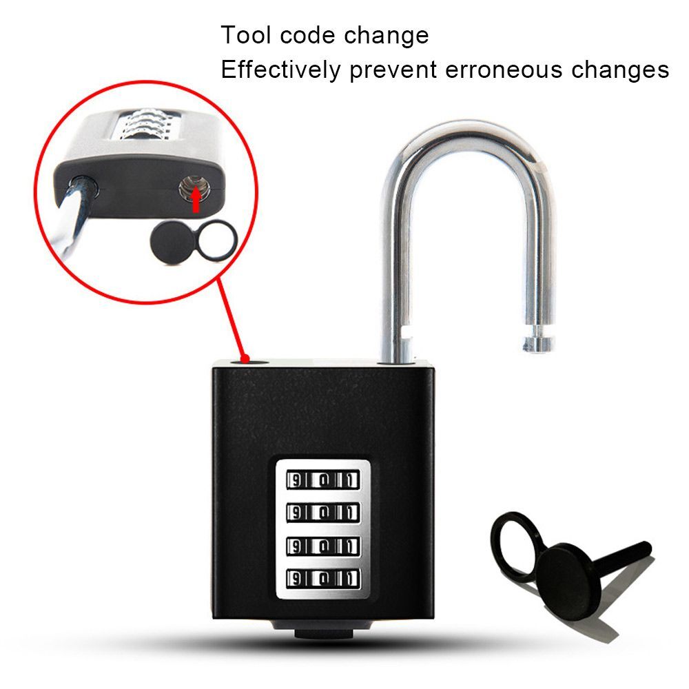 proof Strengthen Mechanical Padlock Anti-theft Combination Lock Door ...