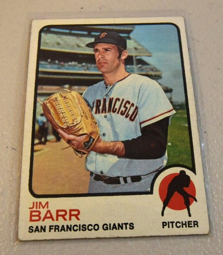 1973 Topps San Francisco Giants Baseball Card #387 Jim Barr | eBay
