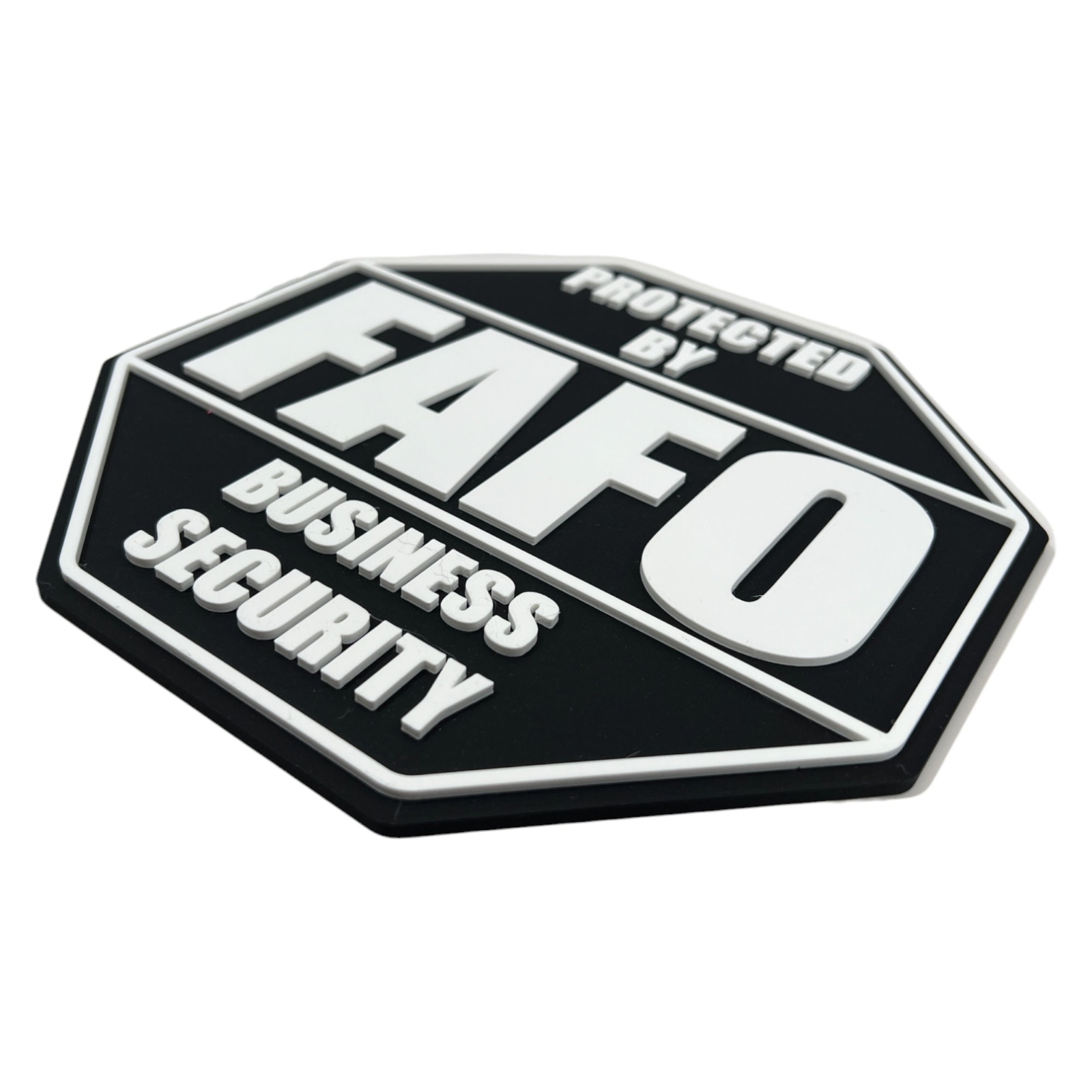 Protected by FAFO Business Security Sign - Deter with Wit | eBay