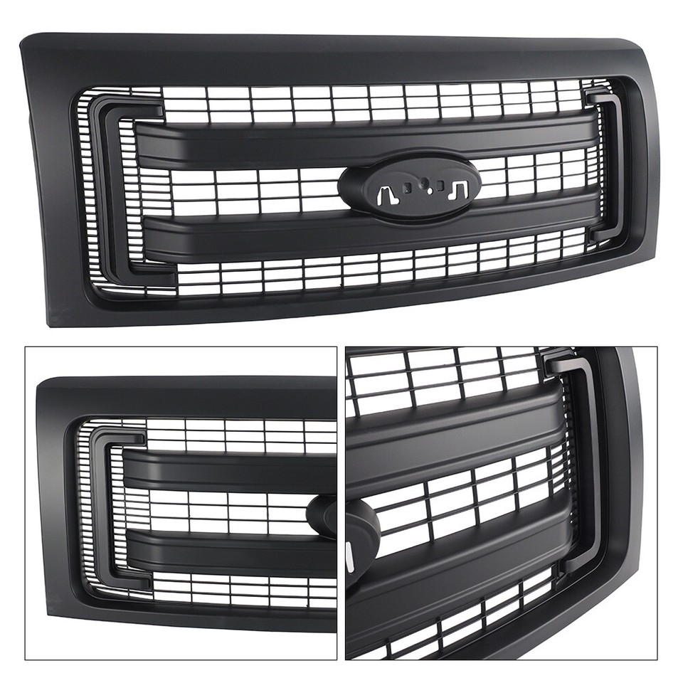 For 2009-2014 Ford F150 FX2 FX4 STX XL XLT Front Bumper Grille Grill ...