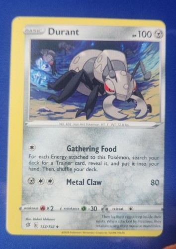 Durant MISPRINT MISCUT - Pokemon - Alignment Dots + Showing Other Card ...