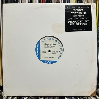 RONNY JORDAN + DJ SPINNA - ON THE RECORD / OFF THE RECORD (12") 2001 ...