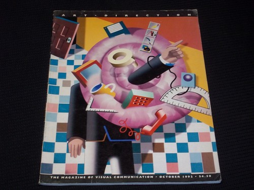 1992 OCTOBER ART DIRECTION MAGAZINE - VISUAL COMMUNICATION COVER - L ...
