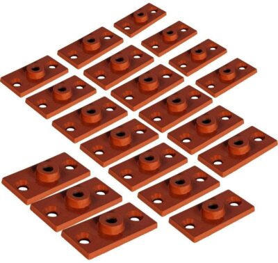 Highcraft Rod Hanger Plate Copper Epoxy Coated Iron 3/8" Threaded ...