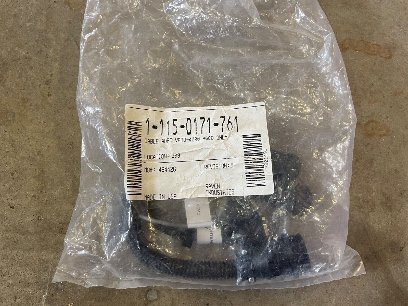 1-115-0171-761 CABLE, ADAPTER RAVEN PRECISION VIPER PRO/ENVIZIO PRO TO ...