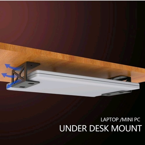 Under Desk Laptop/Mini PC Storage Mount, CPU Holder | eBay