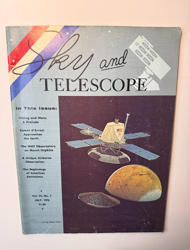 VTG - July 1976 Sky and Telescope magazine. Viking Mars Lander issue ...