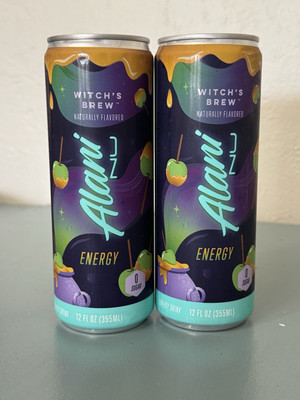 Alani Nu Witches Brew Energy Drink Discontinued Rare 2 Full Cans | eBay