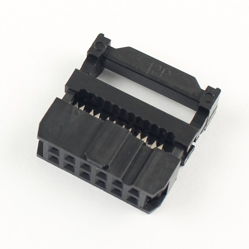 10Pcs 2.54mm Pitch 2x6 Pin 12 Pin IDC FC Female Header Socket Connector ...