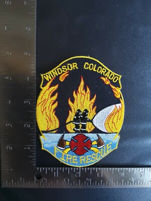 Windsor Colorado Fire Department Patch | eBay