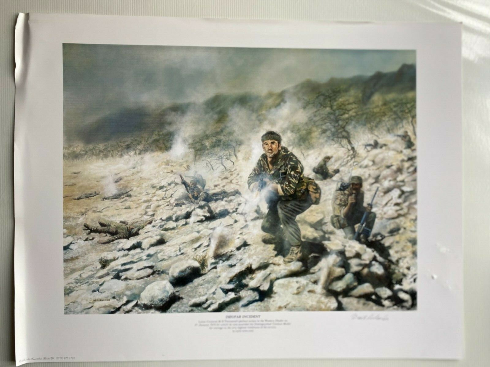 22 SAS Dhofar war art print Lance Corporal Mel Townsend Royal Corps of ...