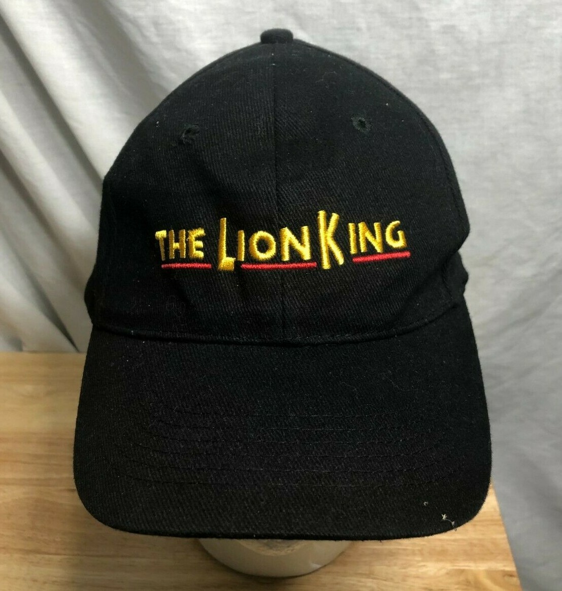 Walt Disney's The Lion King Script Black STRAP BACK A… - Gem