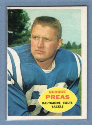 1960 Topps #6 George Preas EX GO123 | eBay