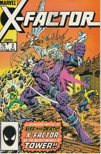 X-FACTOR VS. THE MUTANT MENACE OF TOWER! #2 MARCH 1985 - MARVEL COMICS ...