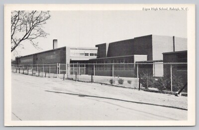 Postcard Ligon High School Raleigh North Carolina | eBay