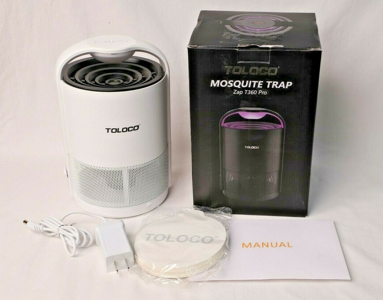 Toloco Mosquite Trap-Zap T360 Pro Electric Mosquito Trap for Bugs New ...