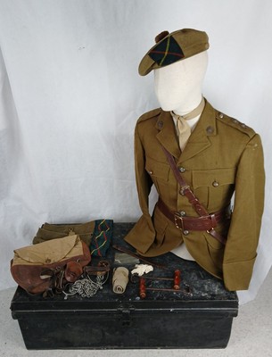 Original ww2 Royal Scots officers uniform group - named BEF | eBay