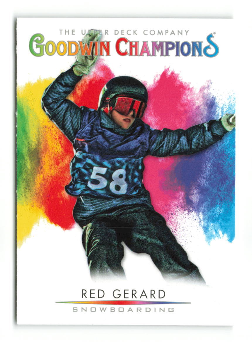 2021 Upper Deck Goodwin Champions Red Gerard #118 Splash of Color ...