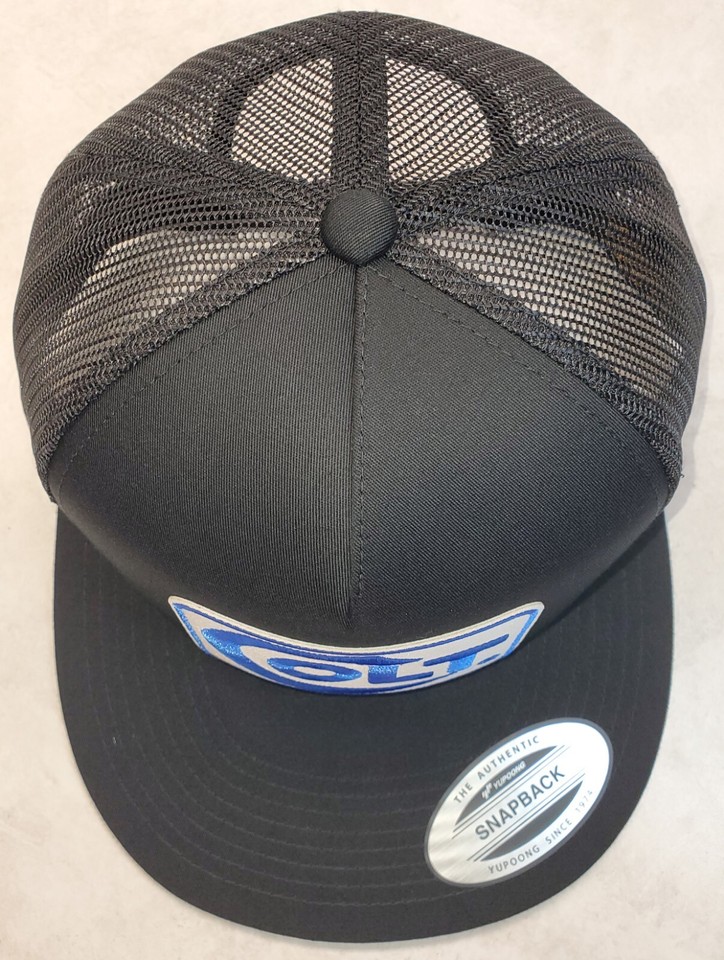 Colt Patch on Yupoong Trucker Hat YP Classic 6006 Snapback Black/Black ...