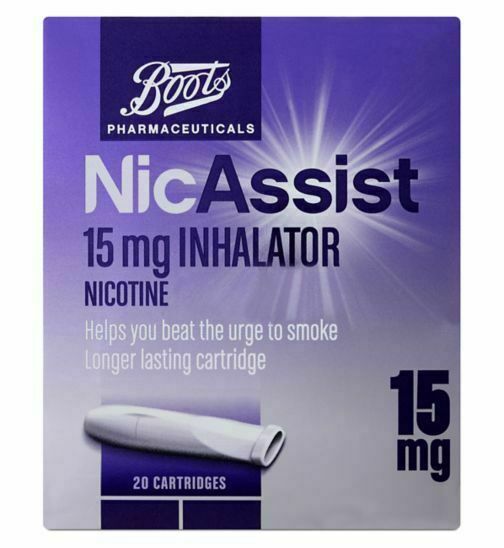 Boots NicAssist 15mg Inhalator - 20 Cartridges for sale online | eBay