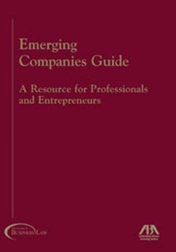 Emerging Companies Guide : A Resource for Professionals and ...