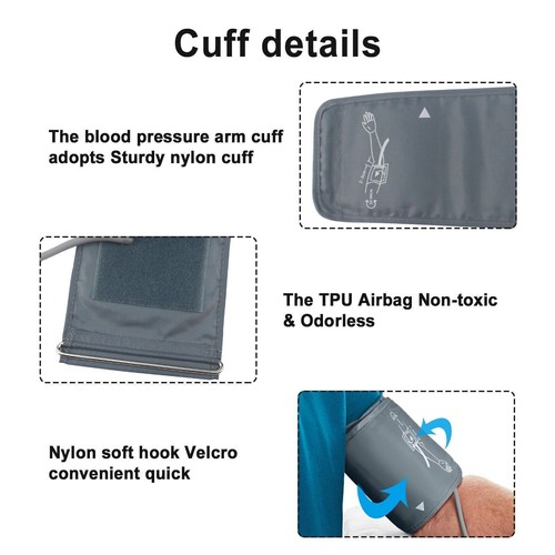 Extra Large Replacement Cuff for Arm Blood Pressure Monitor Machine ...