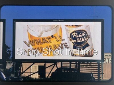 Pabst Blue Ribbon Beer Mug / Bottle Billboard Beer Sign Advertising ...