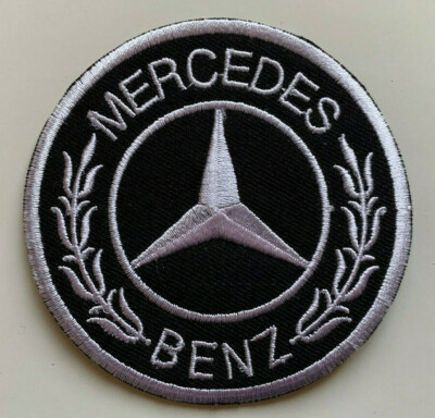 Mercedes Benz Car Brand Logo Motor Sport -Iron on Sew on Embroidered ...
