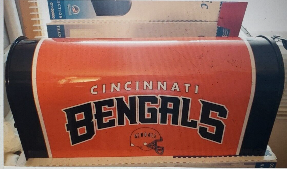 JUMBO Cincinnati Bengals Throwback Mailbox ~ TICKETS~HELMETS~HATS ...