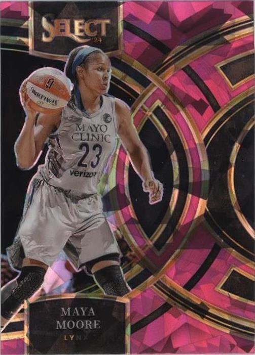 2024 Panini Select WNBA - Premier Level Maya Moore #108 Pink Ice Prizm ...