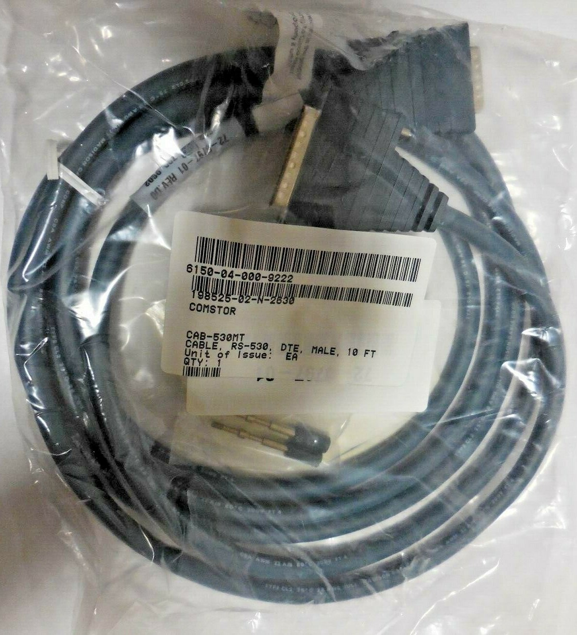 Cisco Systems CAB-530MT Male-To-Male, DTE, RS-530, 10 Ft Serial Cable ...