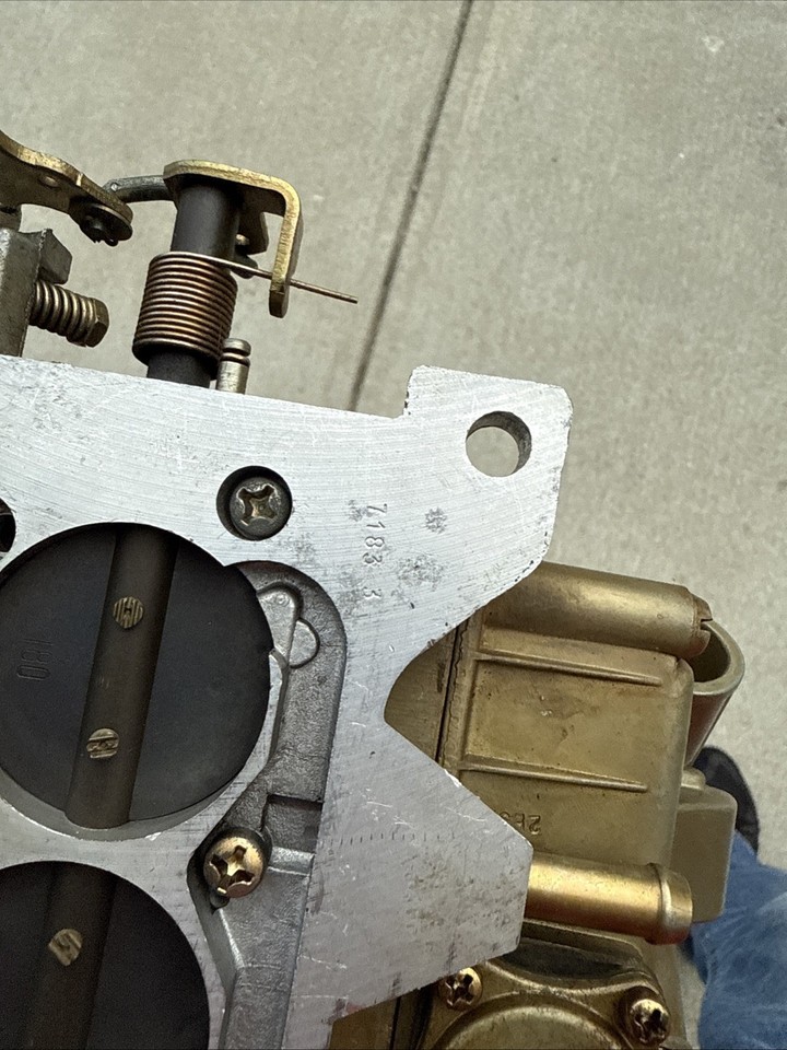 Vintage Holley 850 cfm Double Pumper 4 Barrel Carburetor 0-4781 Carb ...