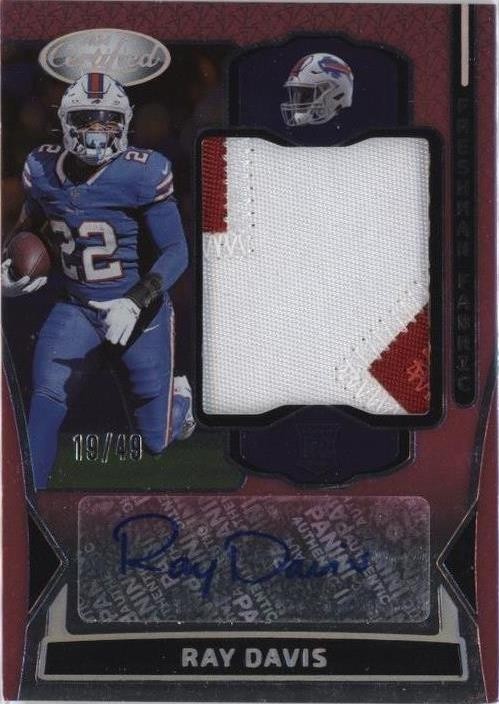 2024 Panini Certified - Freshman Fabric Mirror Signatures Ray Davis # ...