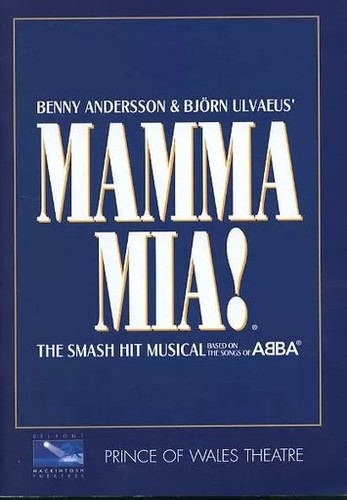 Booklet Tour Book Stage Pamphlet Mamma Mia /Prince Of Wales Theatre | eBay
