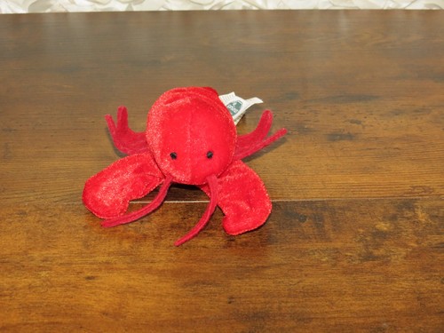 Mary Meyer Lobster Finger Puppet 6” Mini Plush Stuffed Animal Maine Sea ...