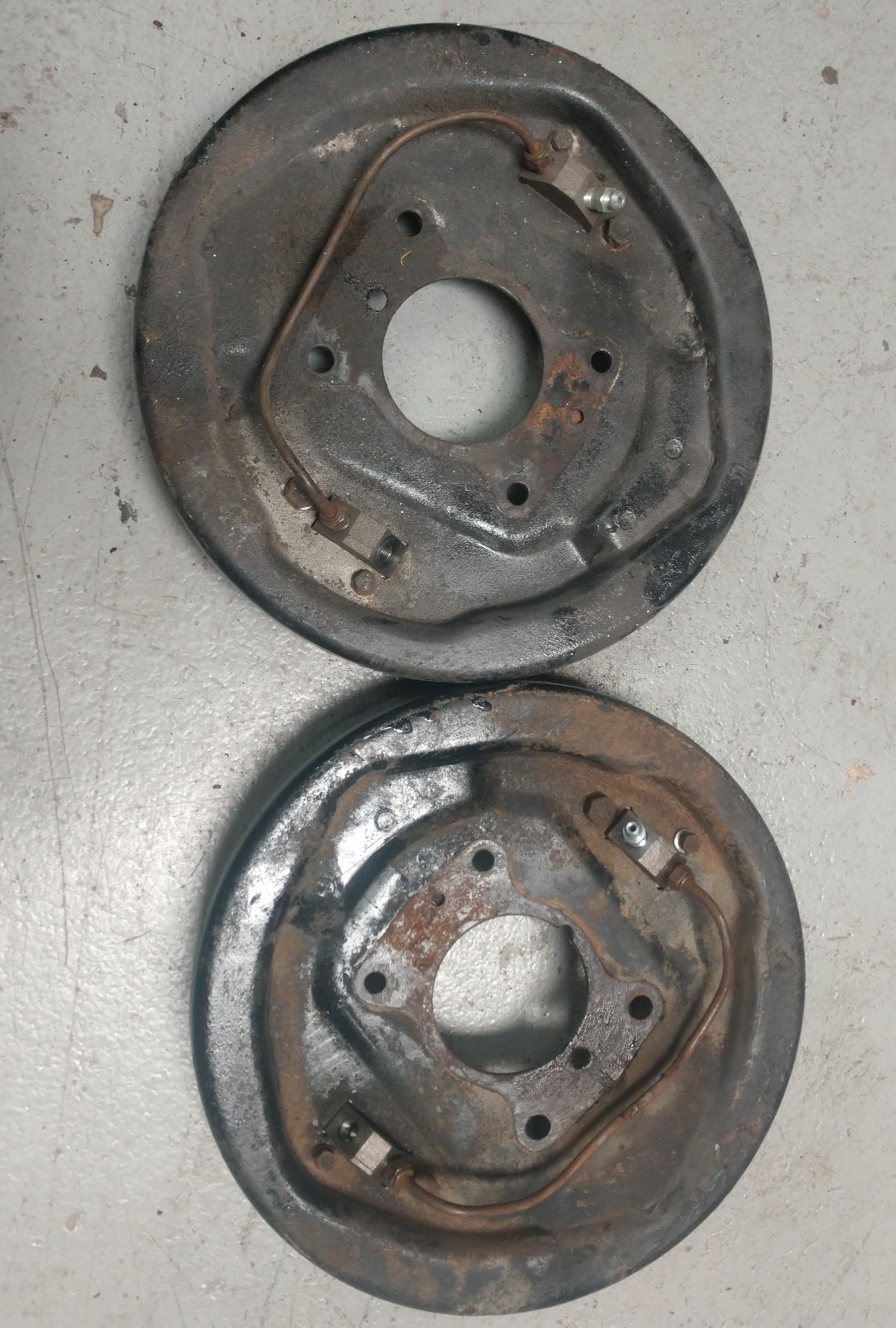 Sunbeam Talbot Alpine Backing Plates W/ New Wheel Cylinders | eBay