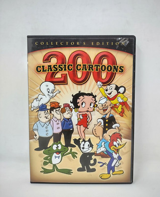 200 Classic Cartoons - Collector's Edition DVD 4 Disc Set TESTED ...