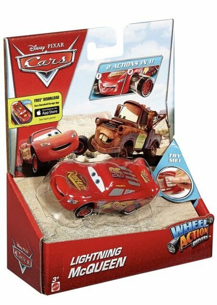 Disney Pixar Cars Wheel Action Drivers Lightning McQueen Vehicle for ...